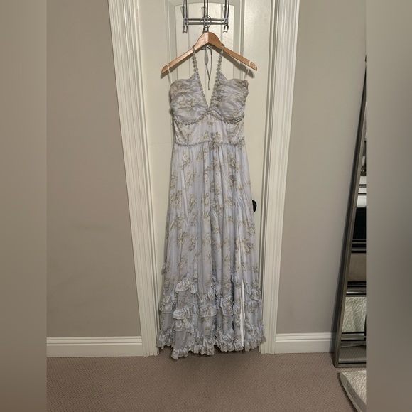 V. Chapman | Dresses | V Chapman The Scarlette Dress In Victorian Blue ...